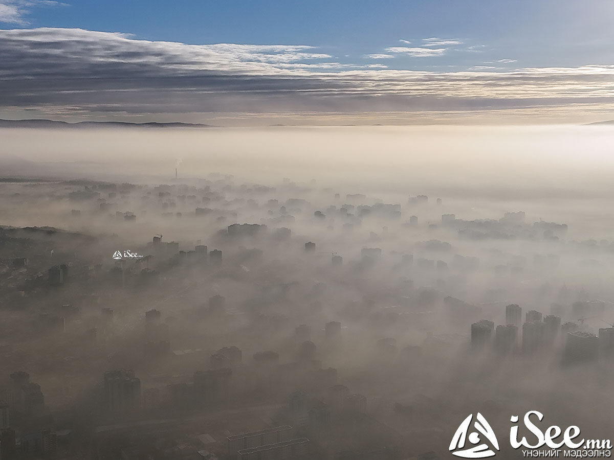 ВИДЕО: Улаанбаатар хотын агаарын бохирдол өнөөдөр өглөөний 09:30 минутын байдлаар /2024.11.21 ...
