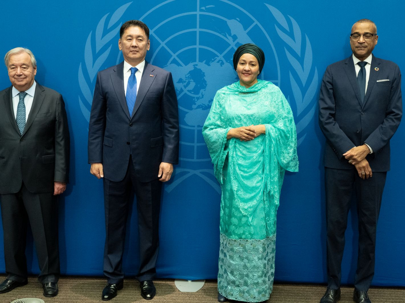 Ерөнхийлөгч У Хүрэлсүхийг НҮБ ын Ерөнхий нарийн бичгийн дарга Антонио Гутерреш албан ёсоор